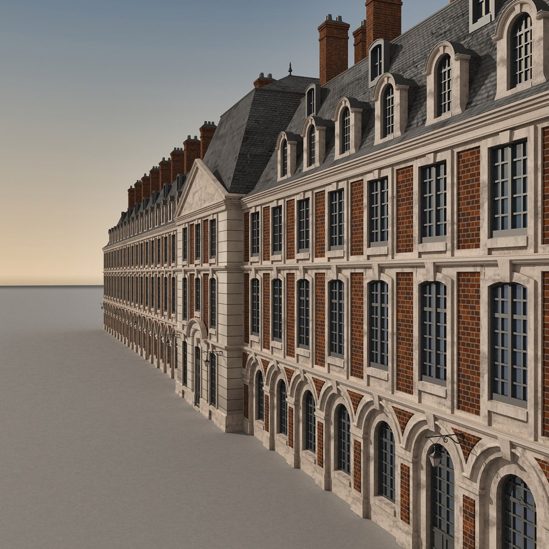 3d Model European Building Europe