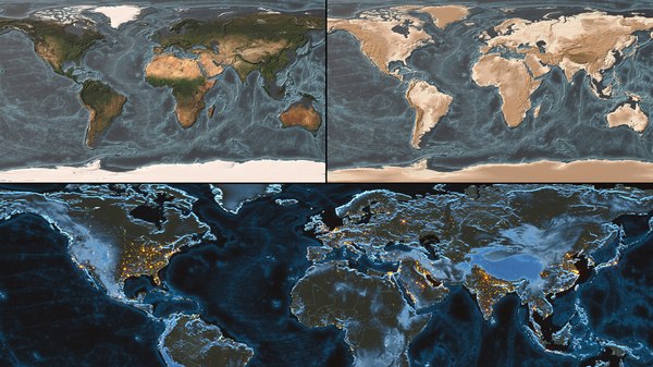 World Map Collection3D模型 - TurboSquid 2079491