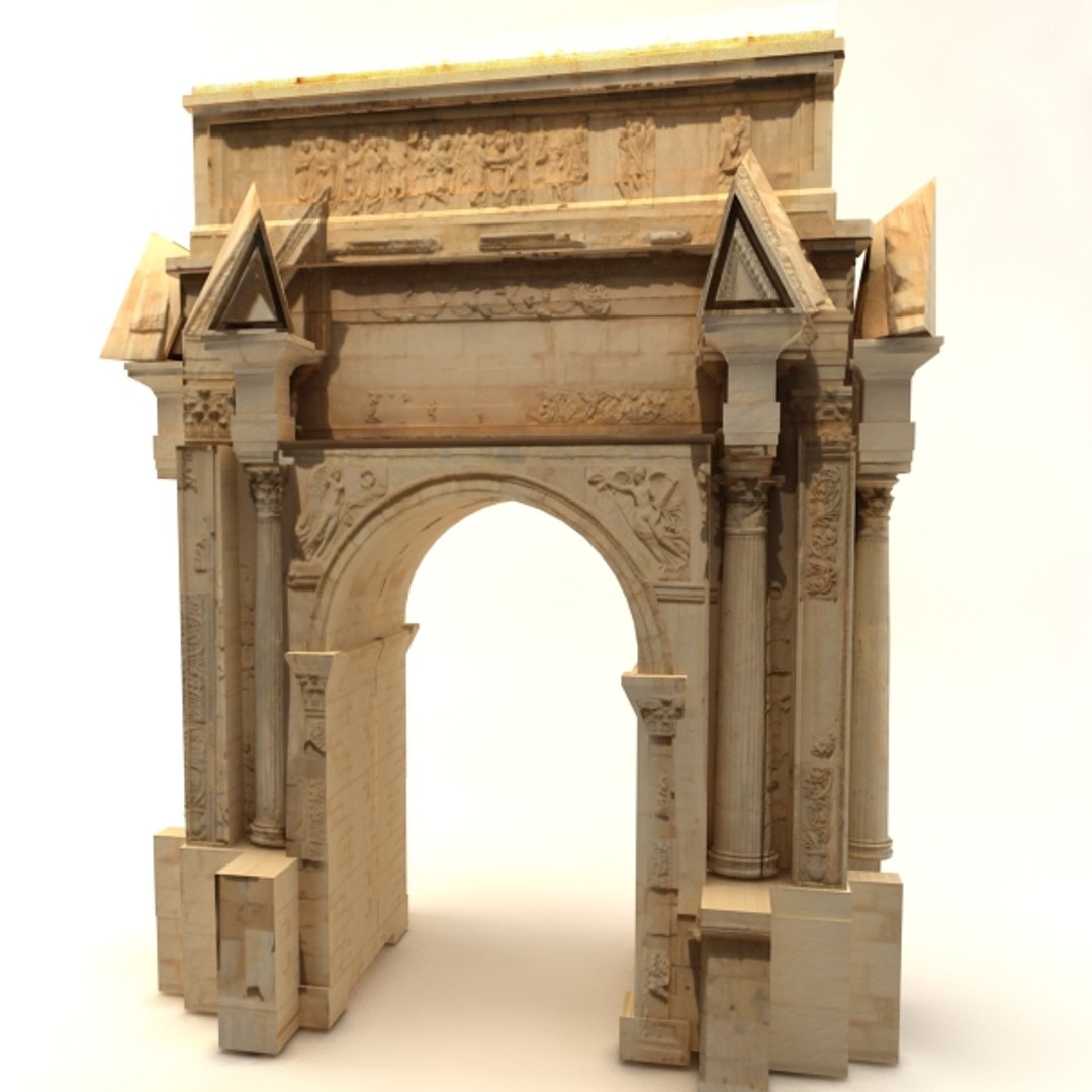 3d Roman Ruins