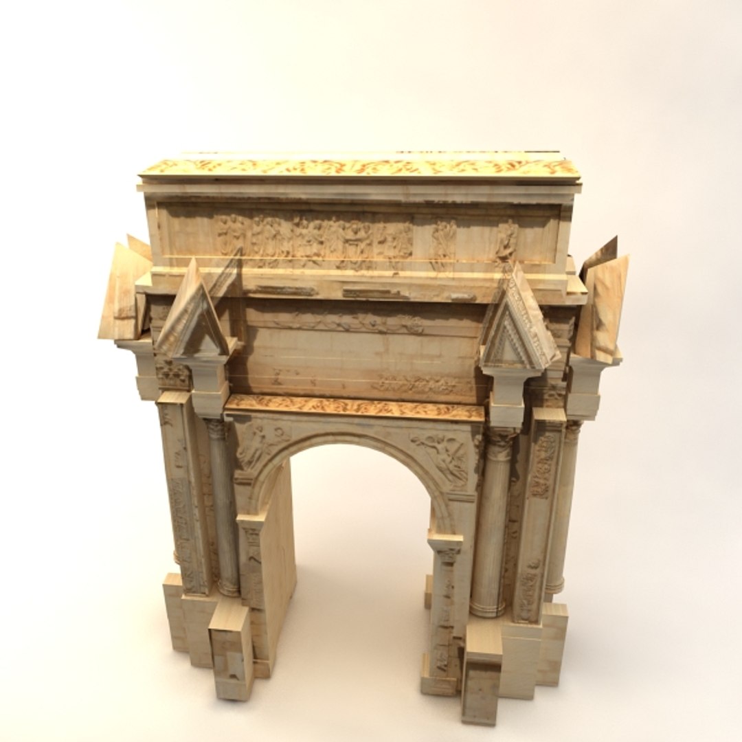 3d Roman Ruins