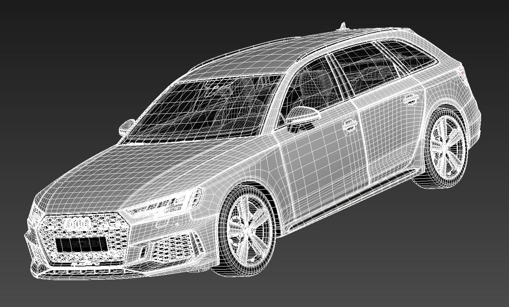Audi Rs4 Avant 2020 3D Model - TurboSquid 1389320