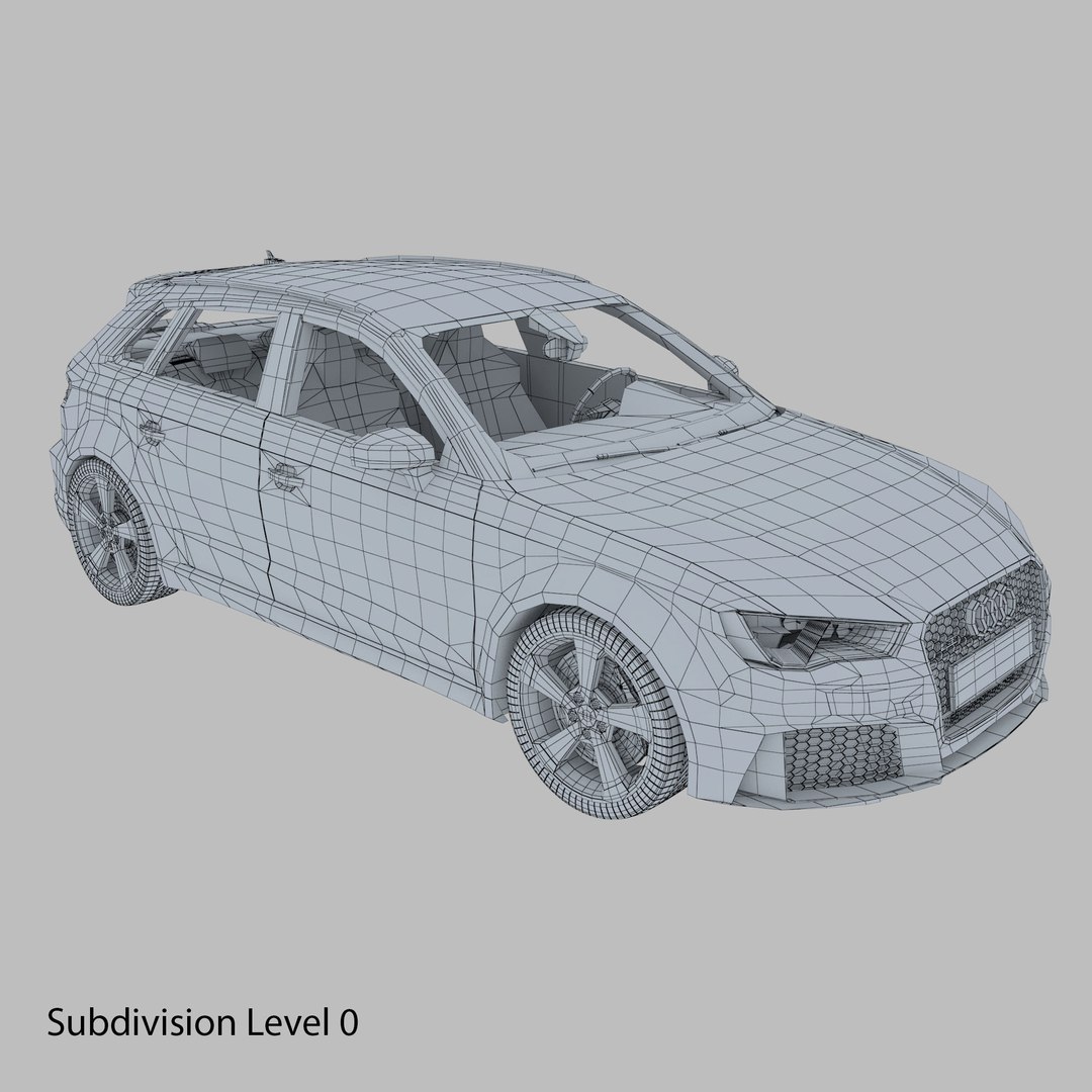 Audi Rs3 Sportback 2016 3d Model