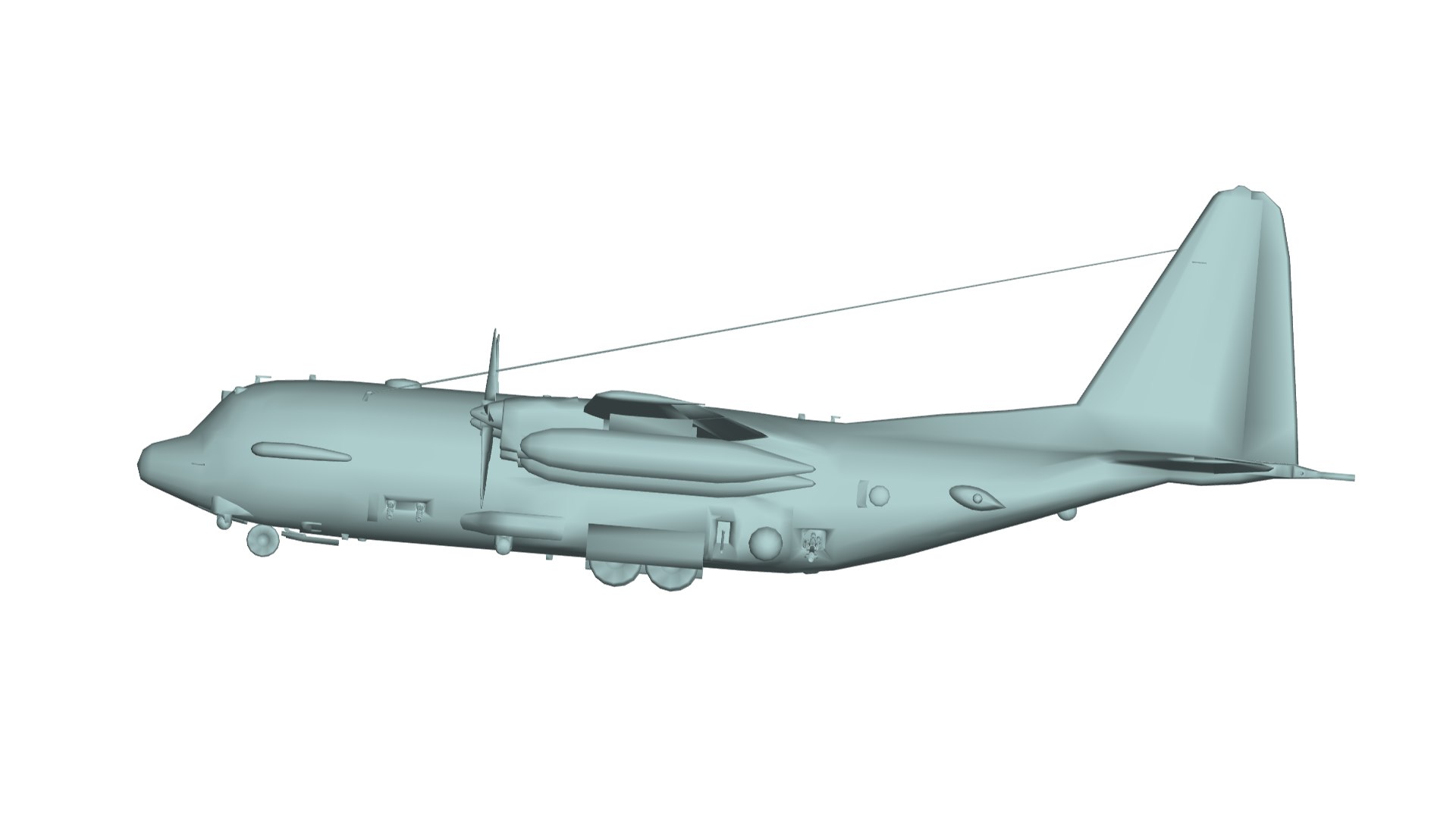 Lockheed AC-130 3D Model - TurboSquid 1988354