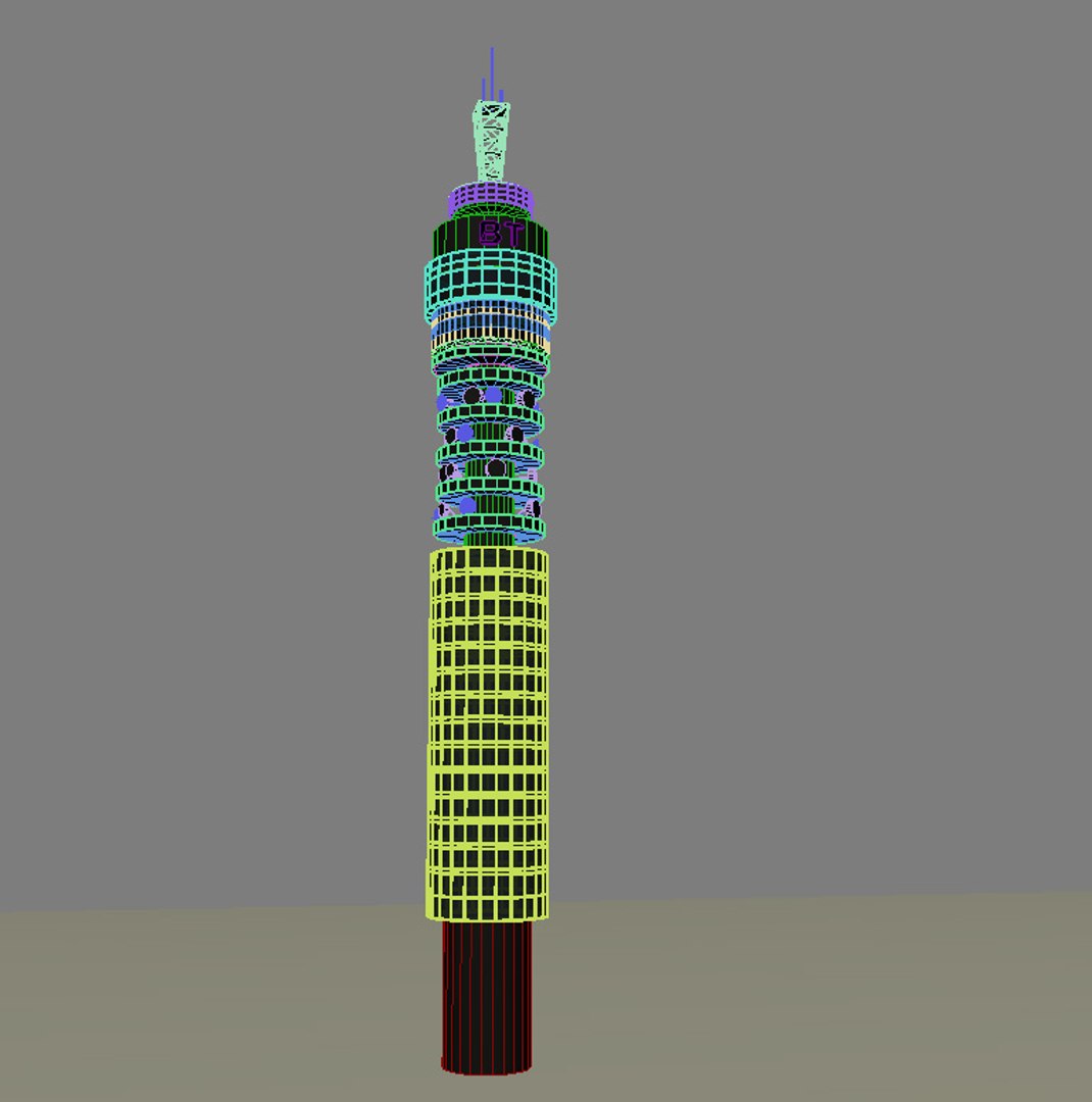 Bt Tower 3d 3ds