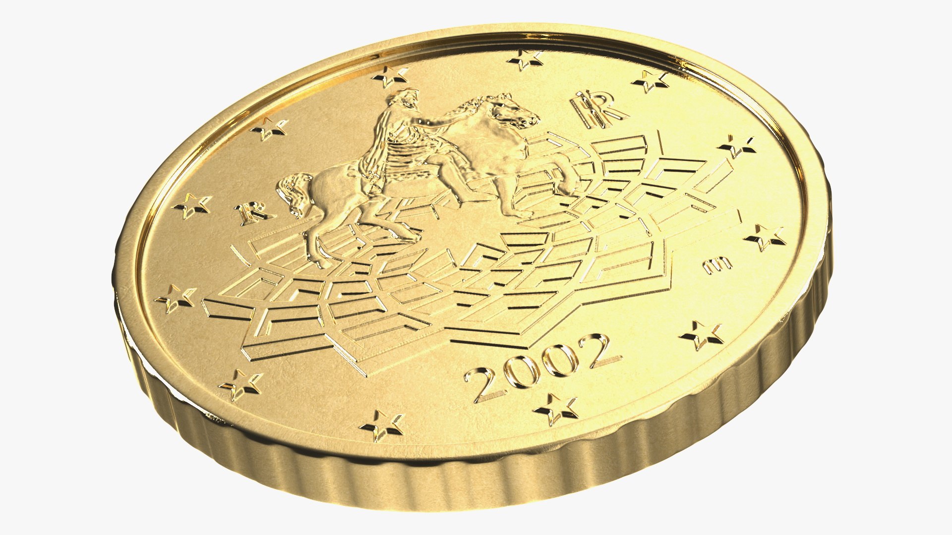 3D Italy 50 Euro Cent - TurboSquid 2122373