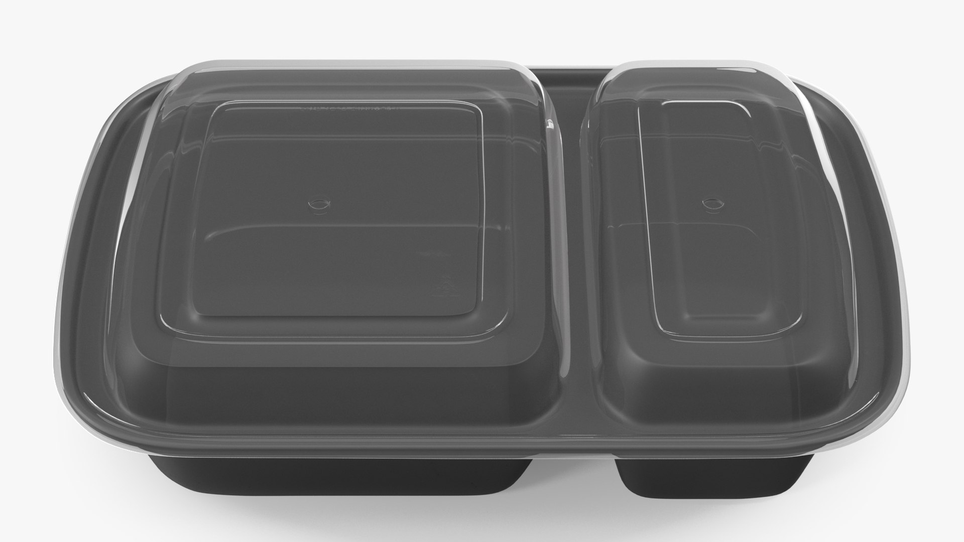 3D Plastic Food Containers With Clear Lid Collection Model - TurboSquid ...
