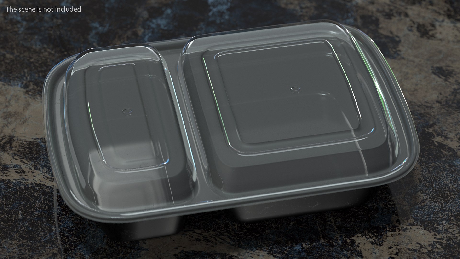 3D Plastic Food Containers With Clear Lid Collection Model - TurboSquid ...