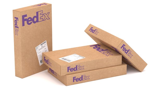 modelo 3d Caja de embalaje de cartón Fedex - TurboSquid 1991816