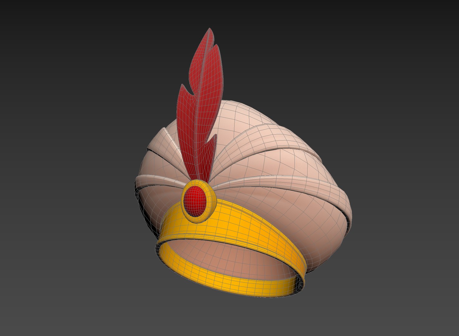 Sultan Hat 3D Model - TurboSquid 1696599