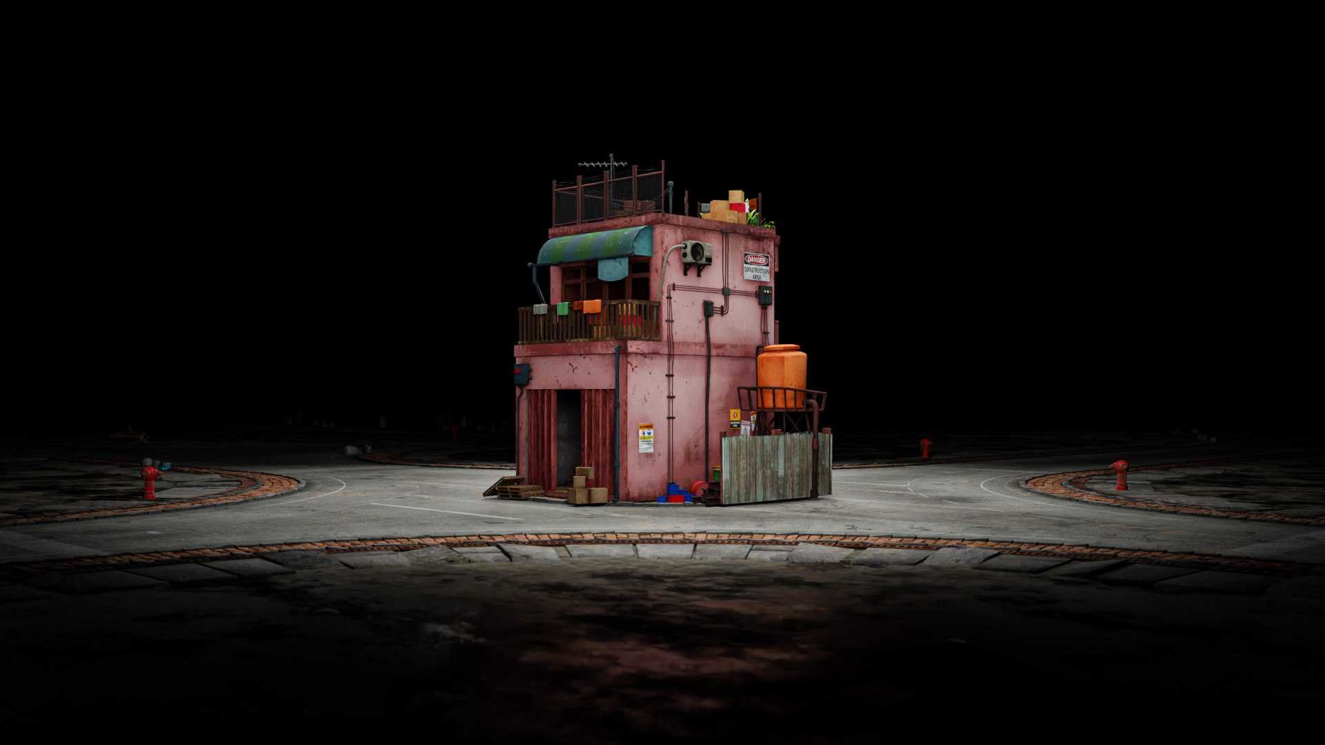 ASIAN URBAN BUILDING HONGKONG 01 3D - TurboSquid 2177550