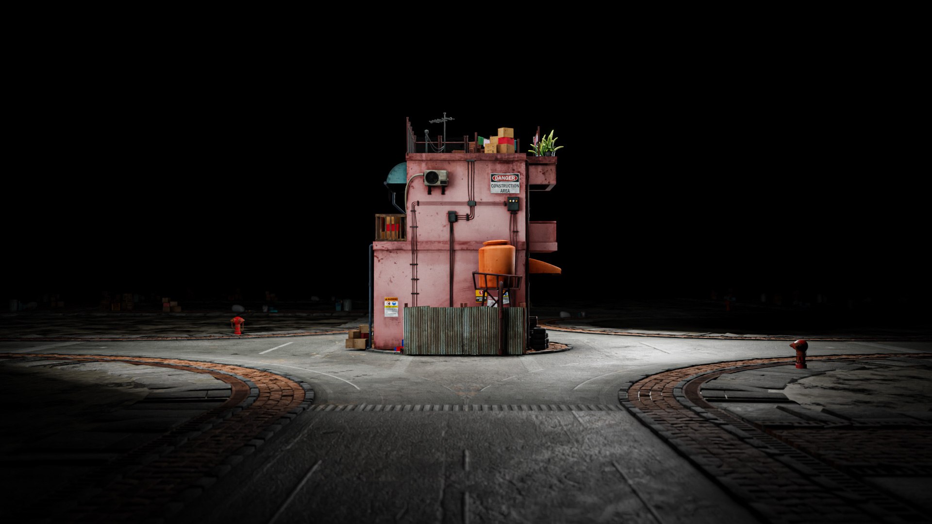 ASIAN URBAN BUILDING HONGKONG 01 3D - TurboSquid 2177550