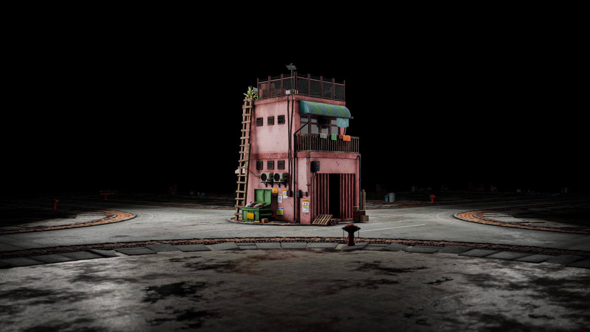 ASIAN URBAN BUILDING HONGKONG 01 3D - TurboSquid 2177550