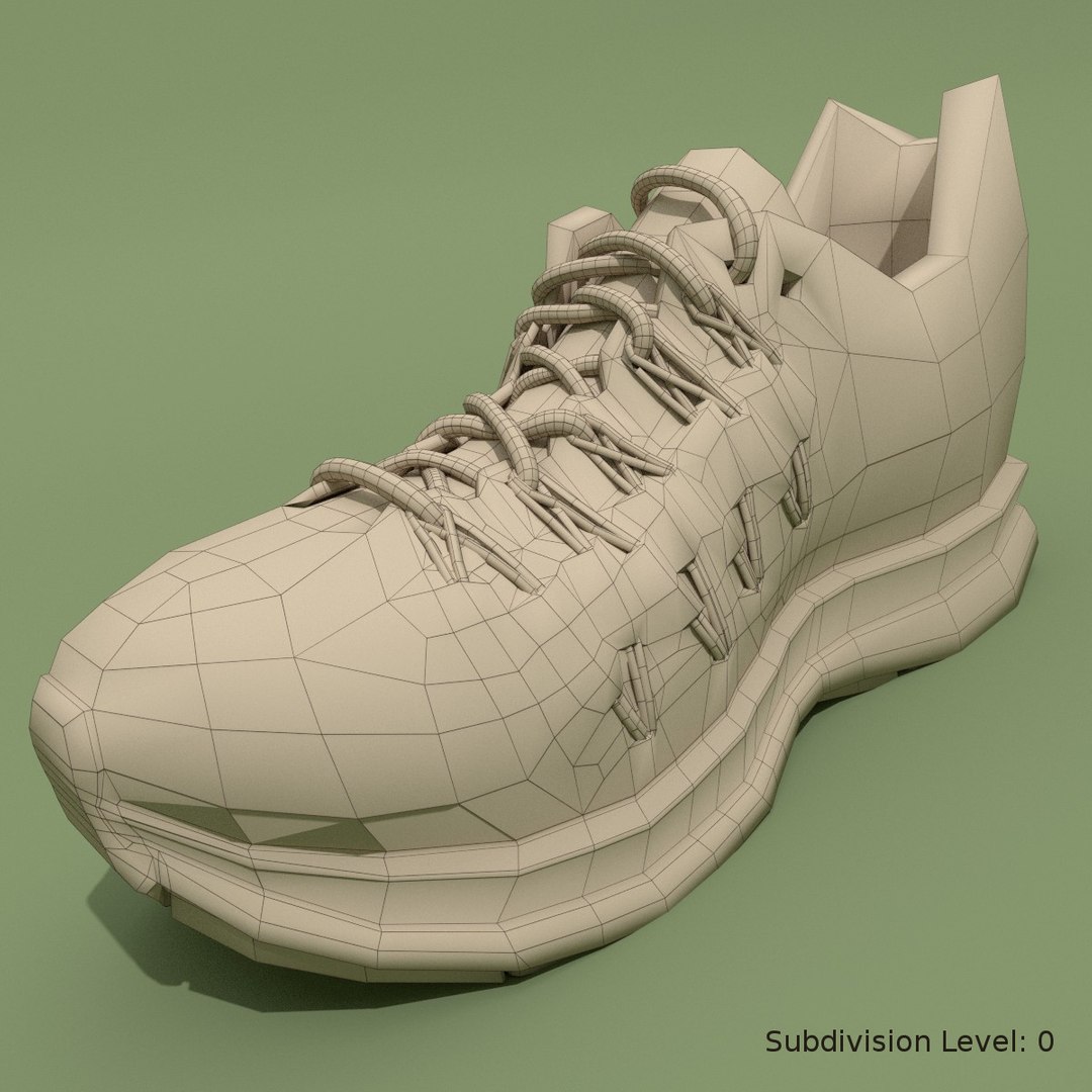 3d Model Of Sport Shoe