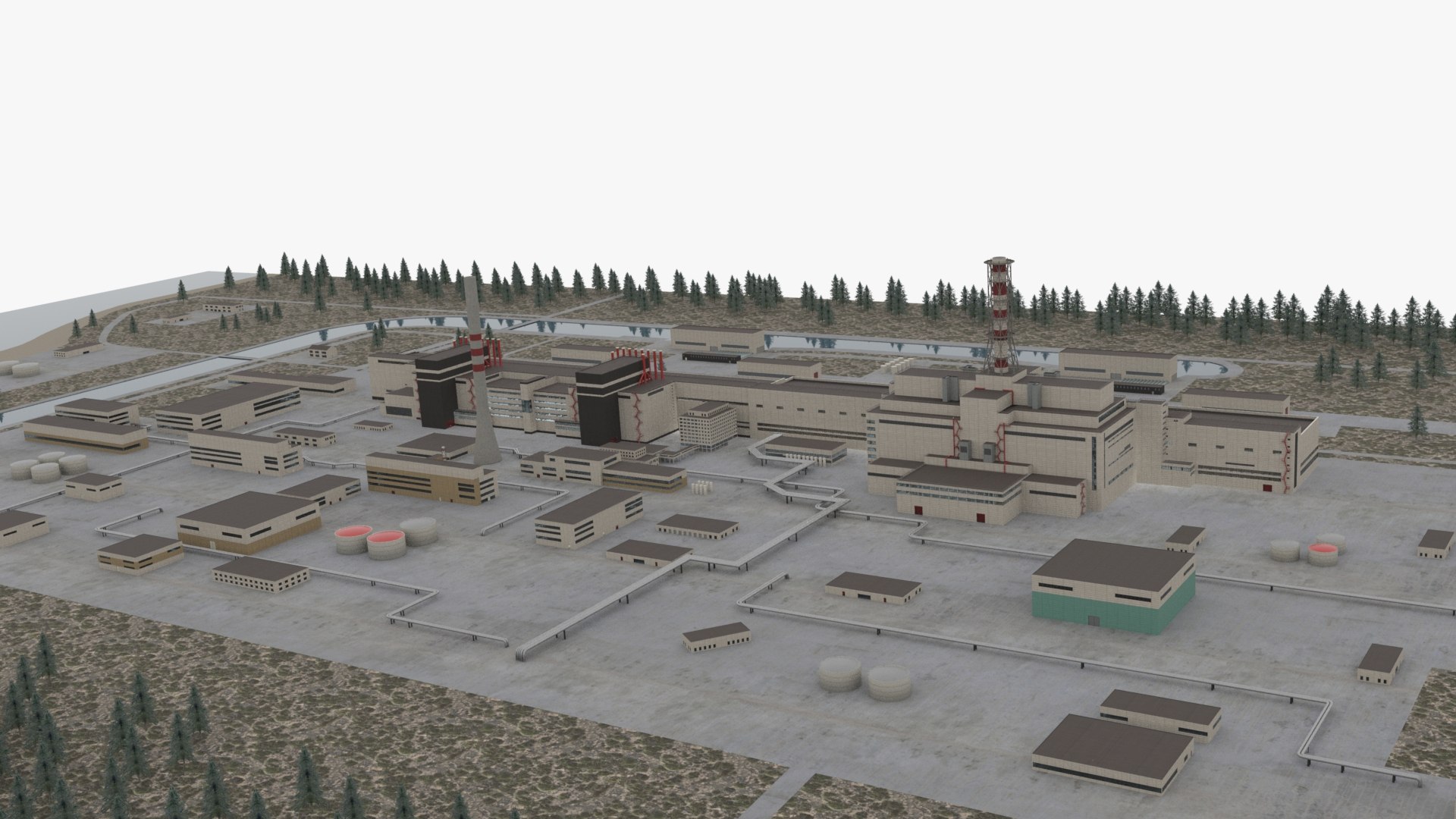 Chernobyl Reactor 3D Model - TurboSquid 2280876