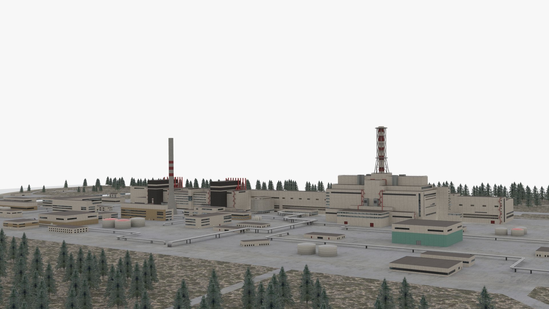Chernobyl Reactor 3D Model - TurboSquid 2280876