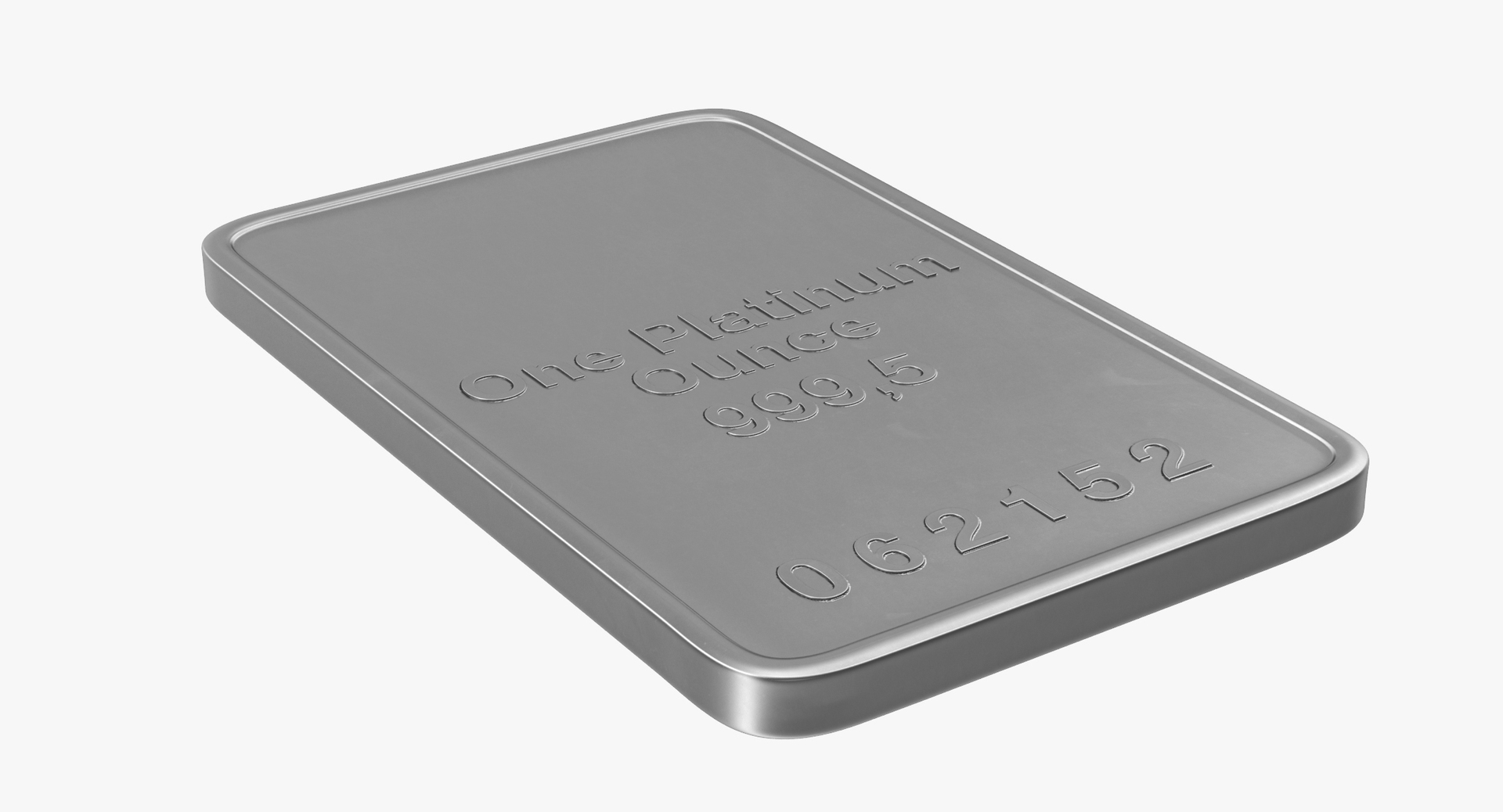 Silver Platinum Ounces 3d Model