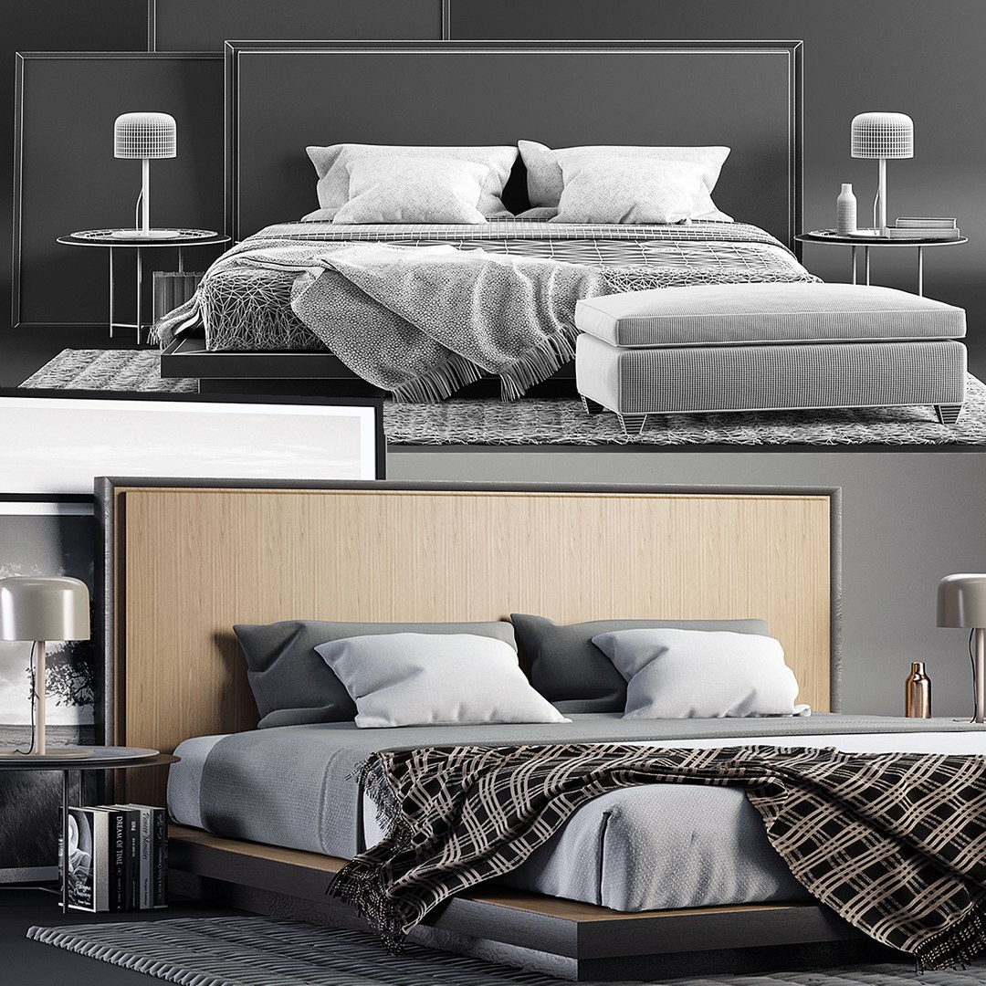 3D Model Envy King Bed - TurboSquid 1484260