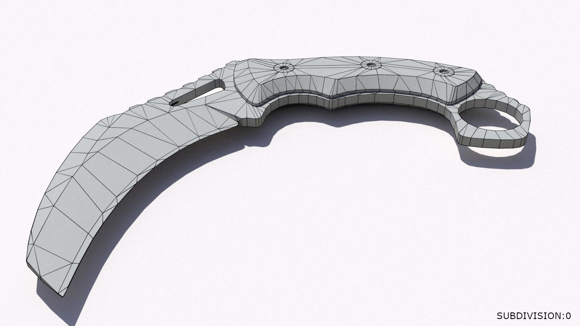 3D Karambit Games Pbr Model - TurboSquid 1447655