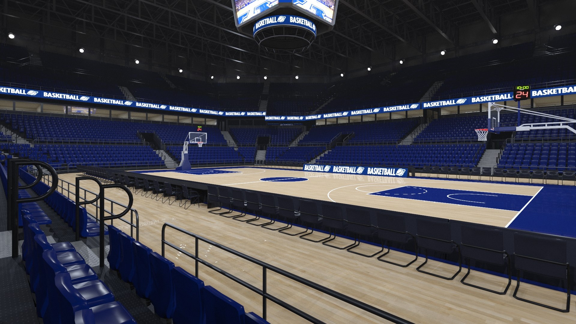 Basketball Arena 1 3D - TurboSquid 2016905
