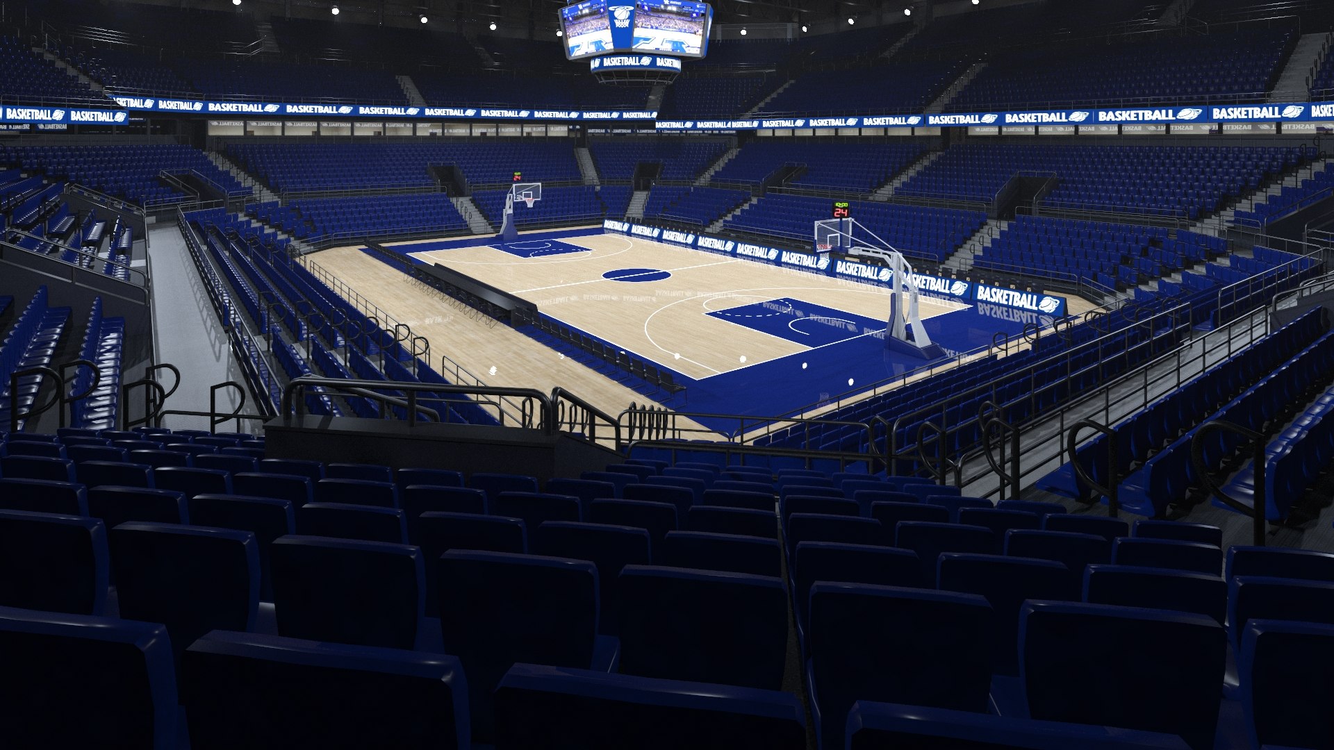 Basketball Arena 1 3D - TurboSquid 2016905