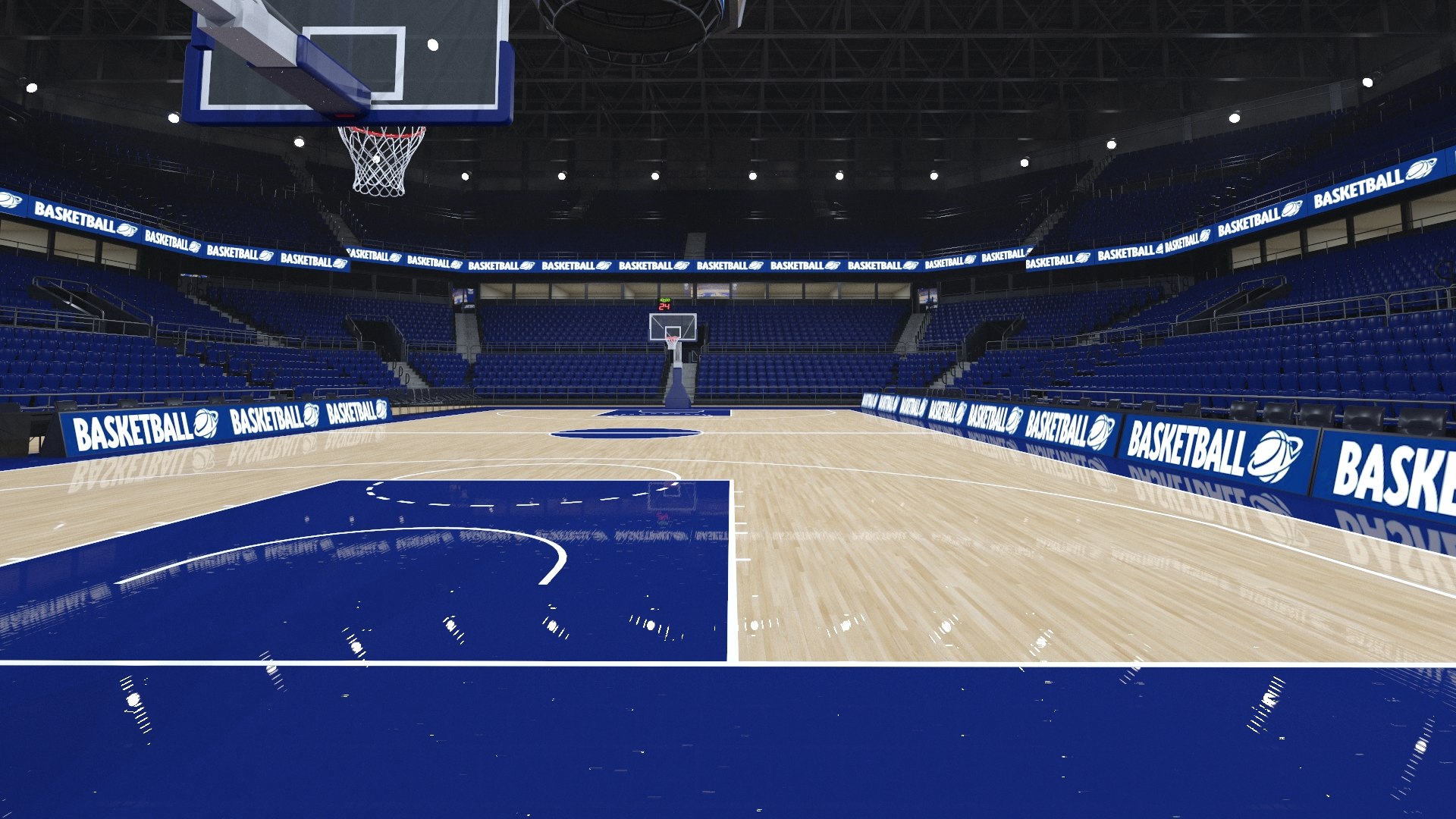 Basketball Arena 1 3D - TurboSquid 2016905