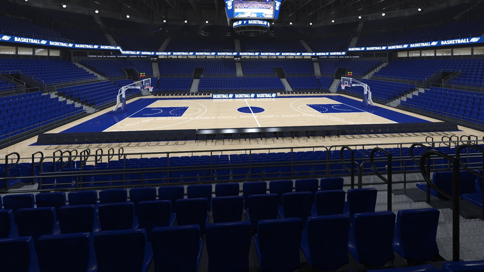 Basketball Arena 1 3D - TurboSquid 2016905