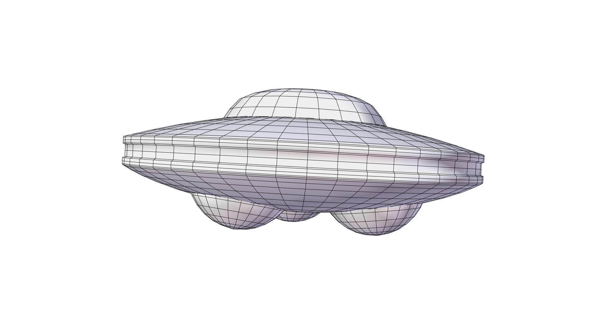 3D Model Simple Ufo - TurboSquid 1247685