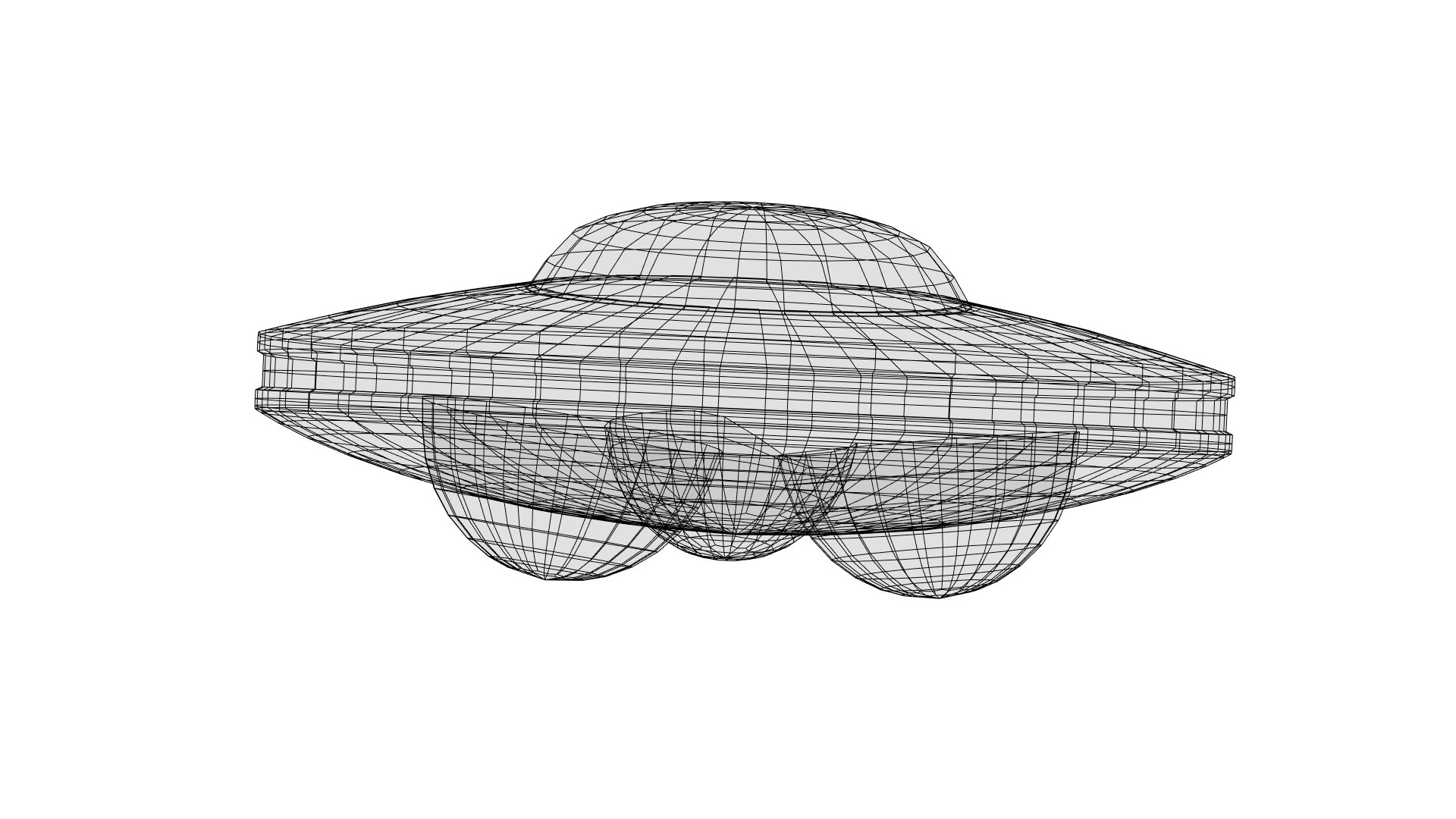 3D Model Simple Ufo - TurboSquid 1247685