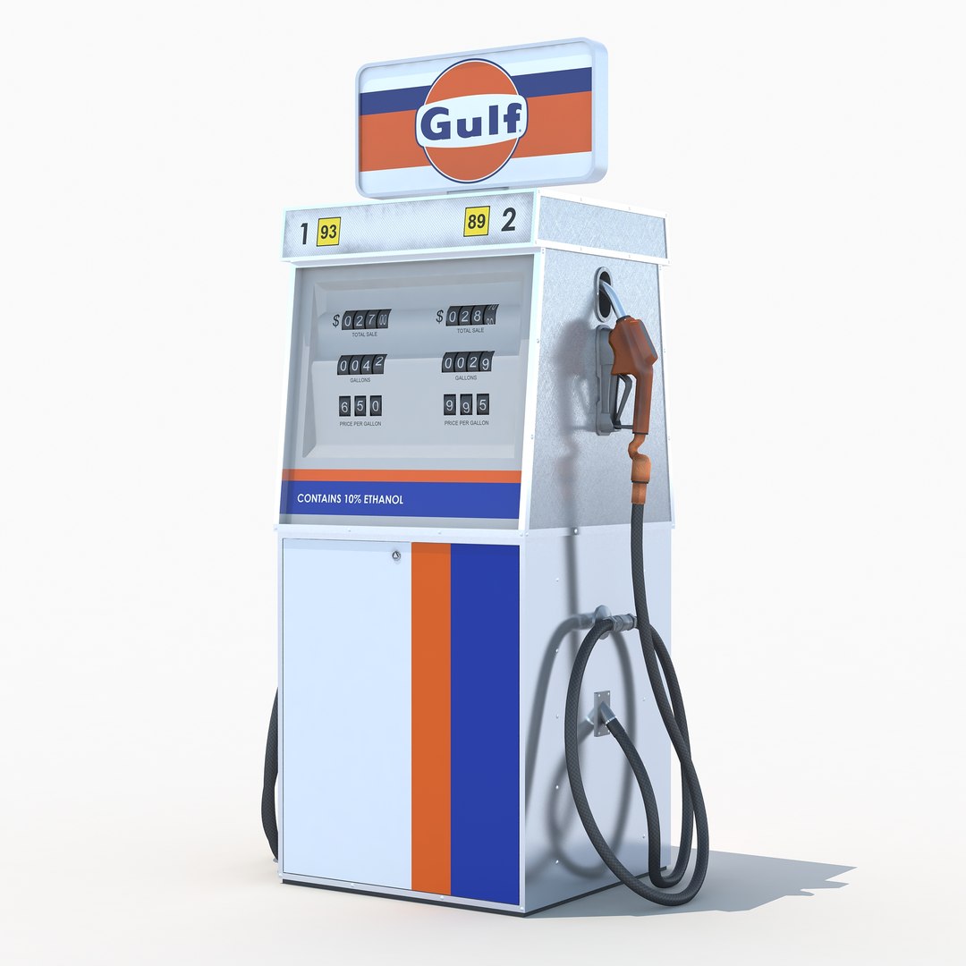 3d gulf fuel dispenser