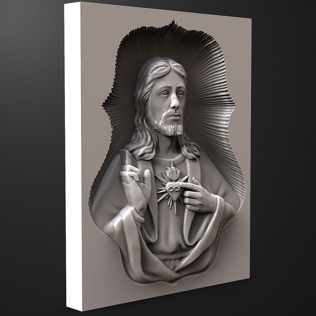 Jesus Christ Cnc 3d Model