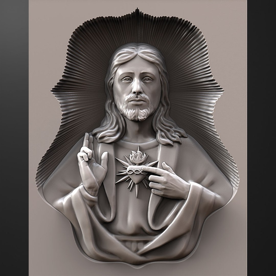 Jesus Christ Cnc 3d Model