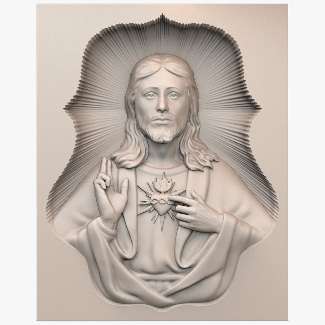 Jesus Christ Cnc 3d Model