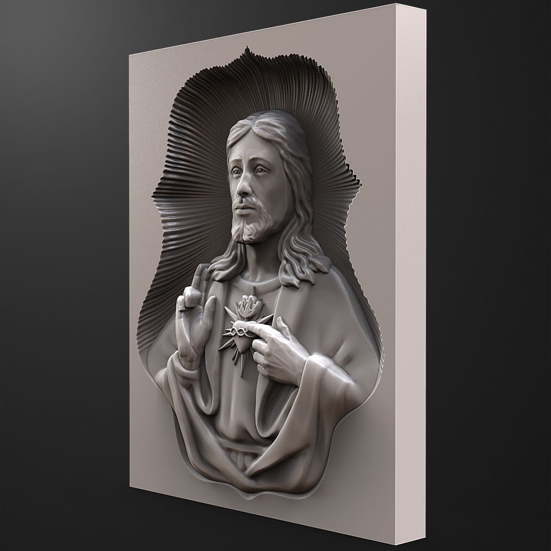 Jesus Christ Cnc 3d Model