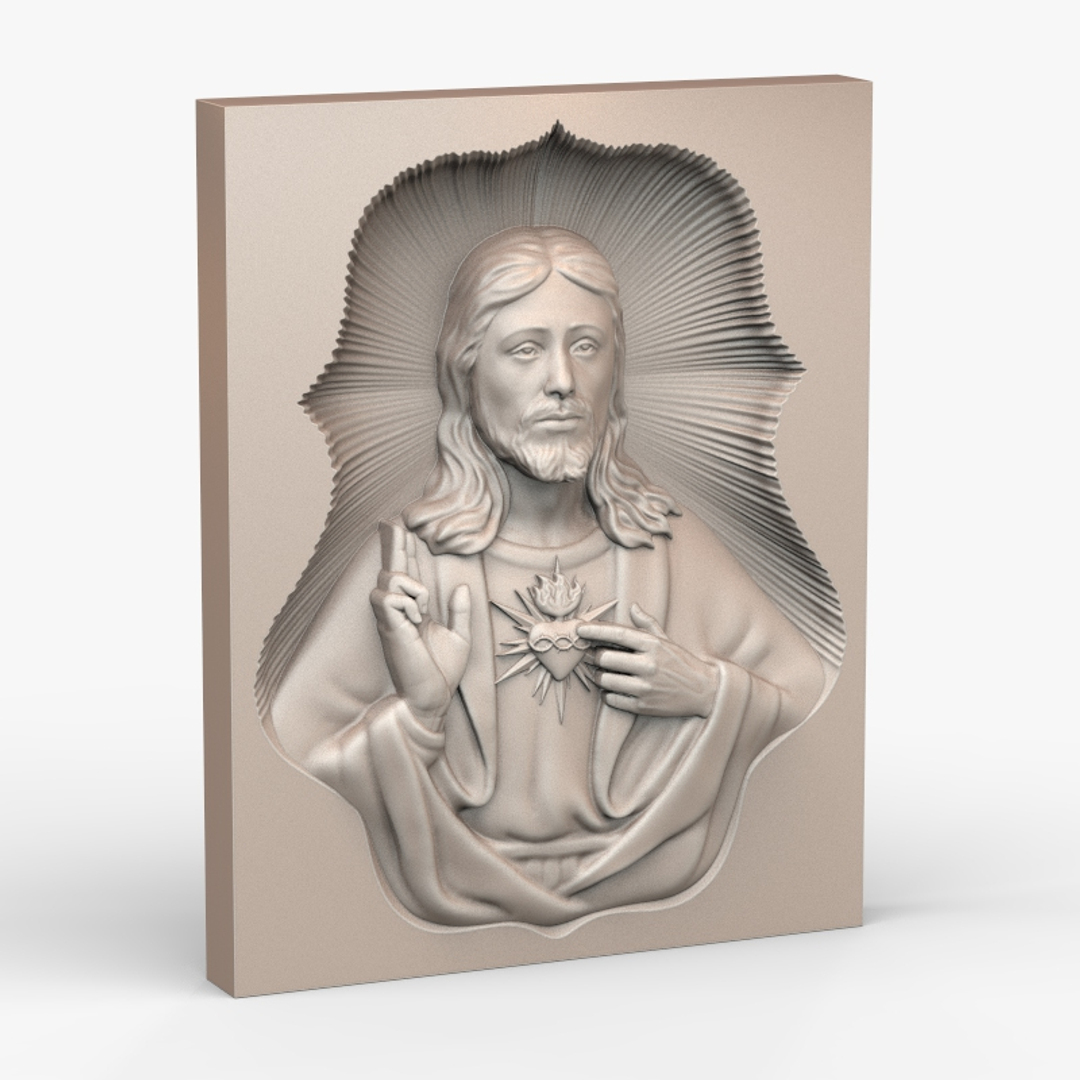 Jesus Christ Cnc 3d Model