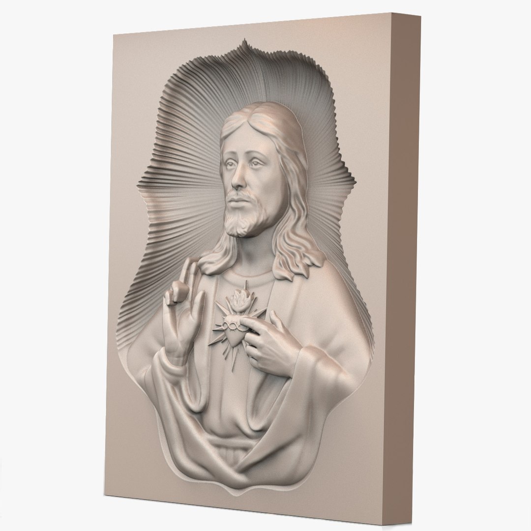 Jesus Christ Cnc 3d Model