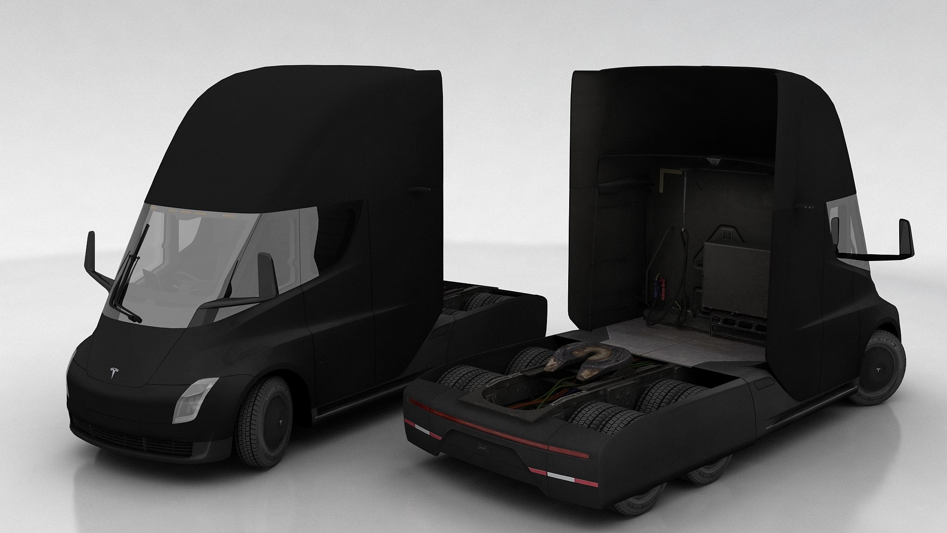 3D Tesla Semi - TurboSquid 1706688