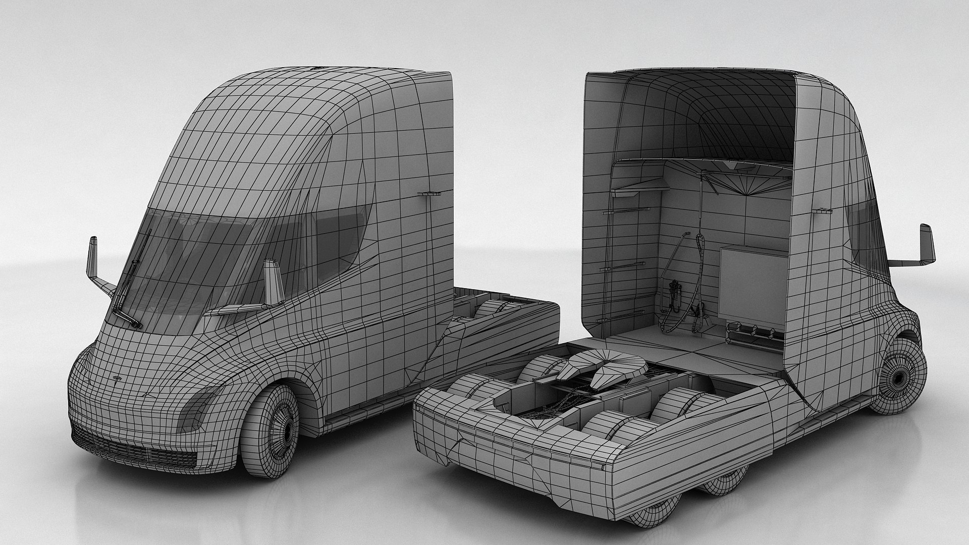 3D Tesla Semi - TurboSquid 1706688