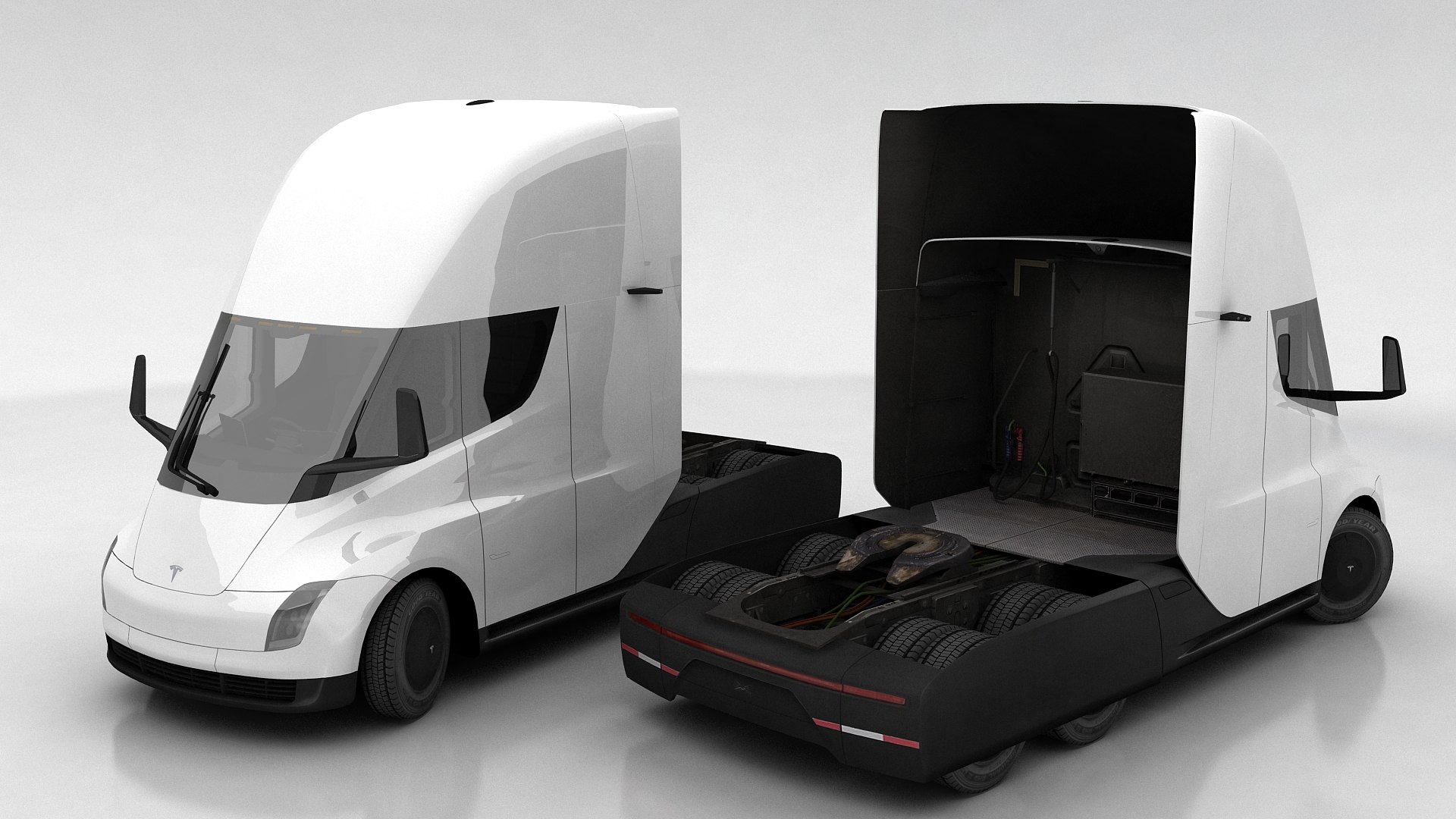 3D Tesla Semi - TurboSquid 1706688