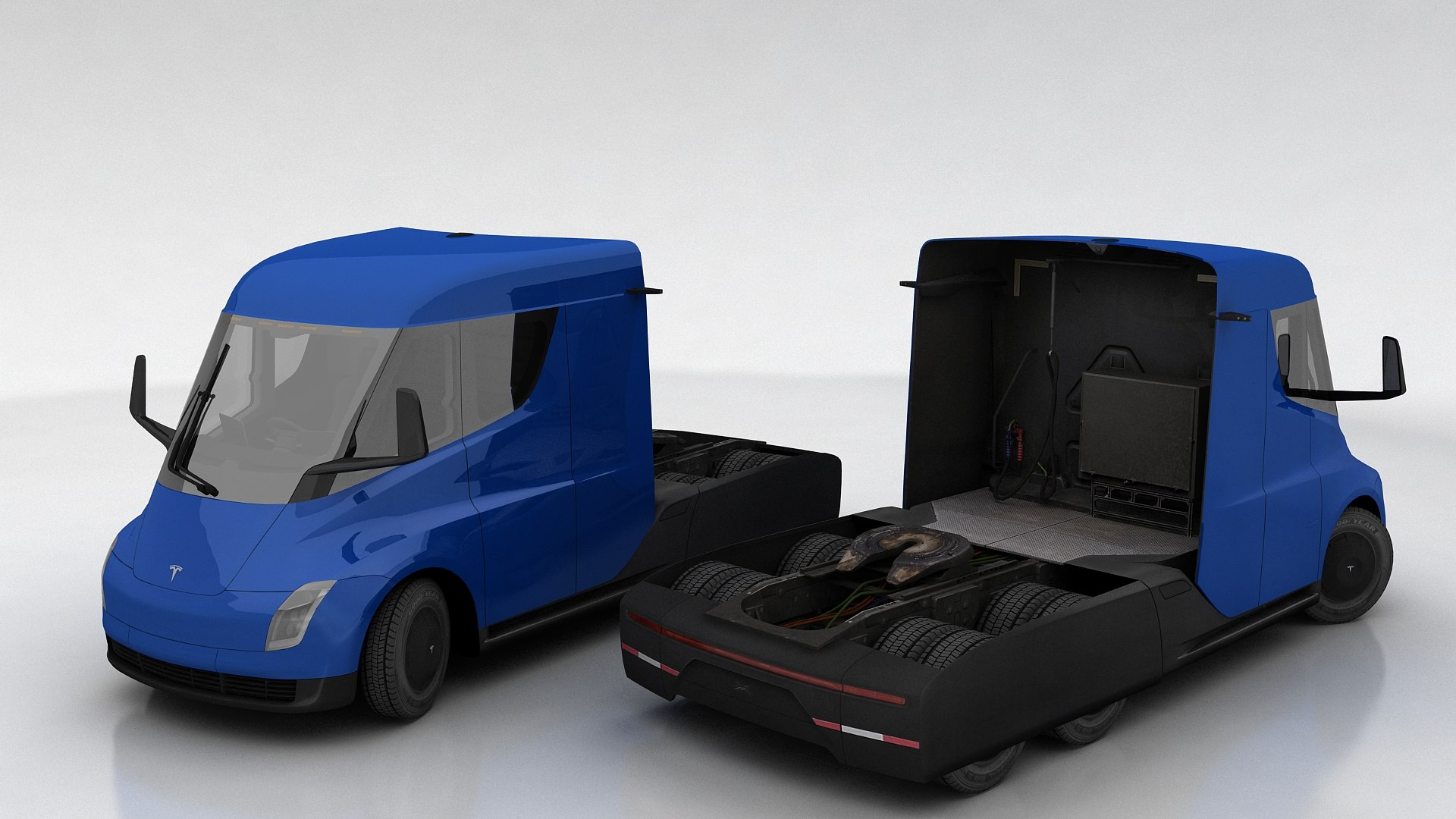3D Tesla Semi - TurboSquid 1706688