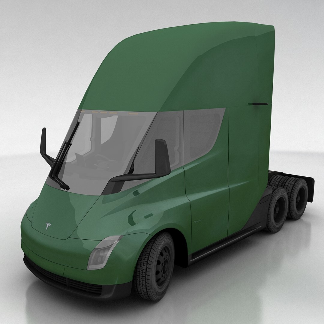 3D Tesla Semi - TurboSquid 1706688