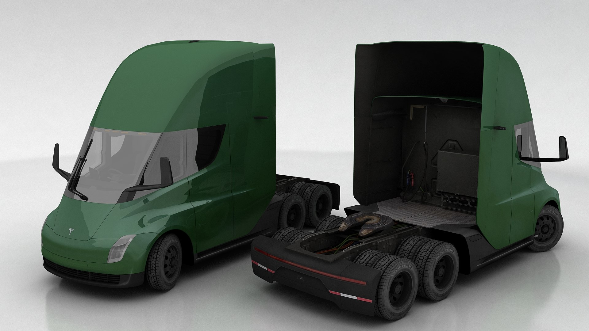 3D Tesla Semi - TurboSquid 1706688