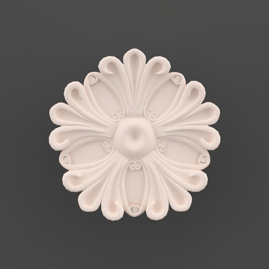Free Rosette 3d Model