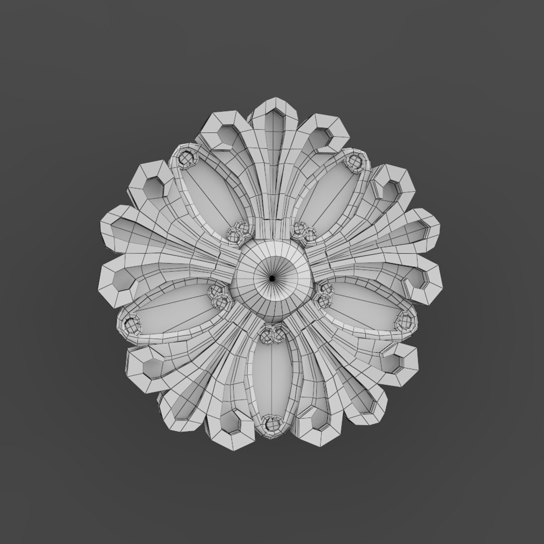 Free Rosette 3d Model