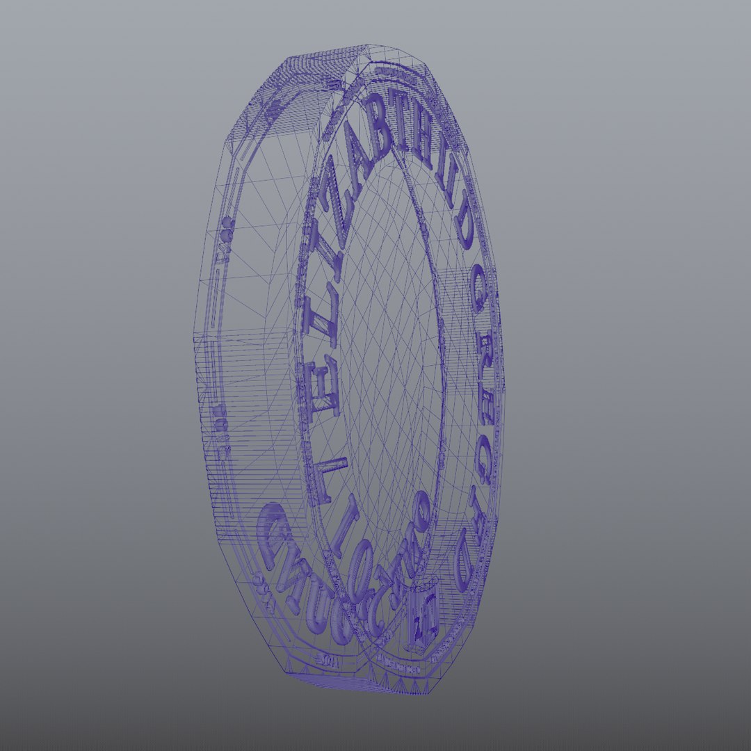 3D Model British Pound Coin - TurboSquid 1621984