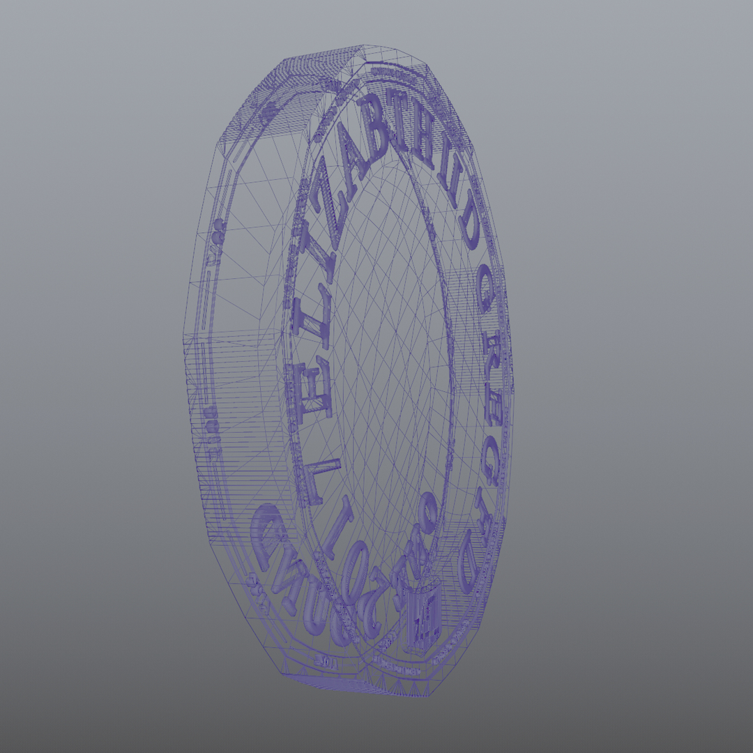 3D Model British Pound Coin - TurboSquid 1621984