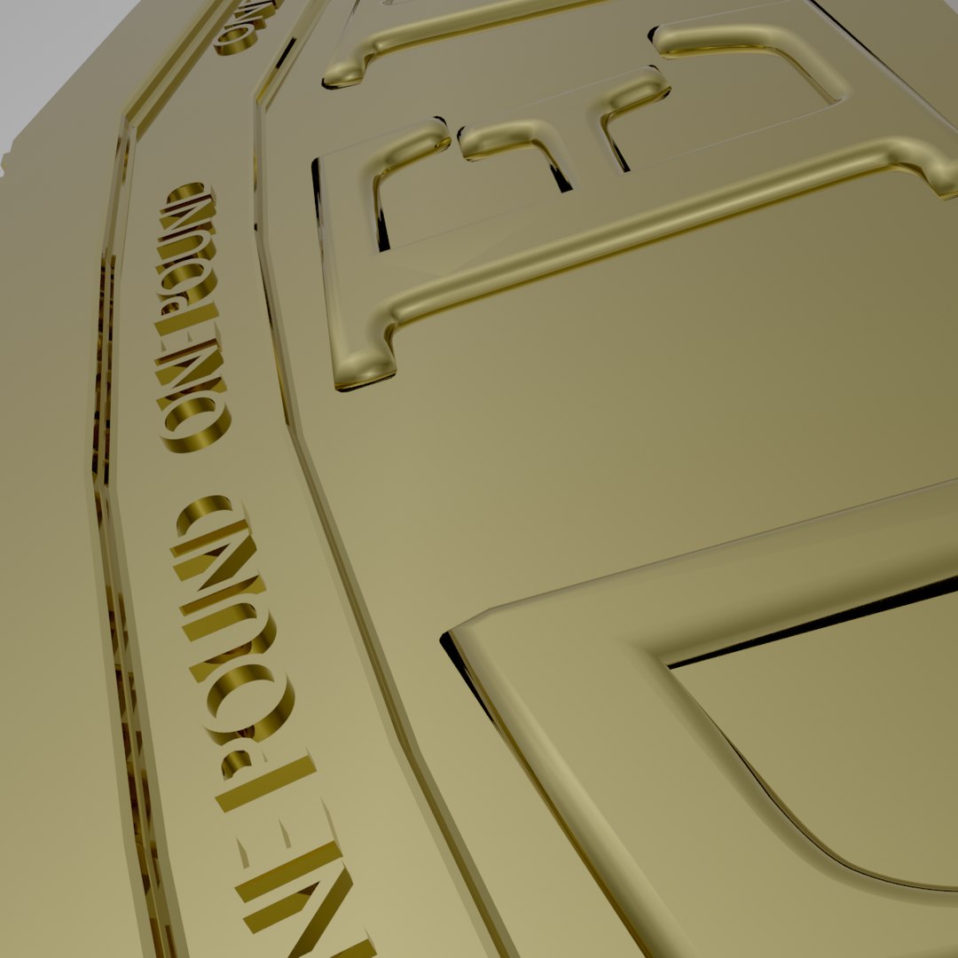 3D Model British Pound Coin - TurboSquid 1621984