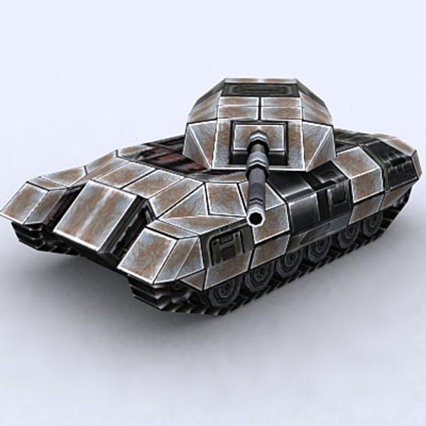 sci-fi tank 3d 3ds