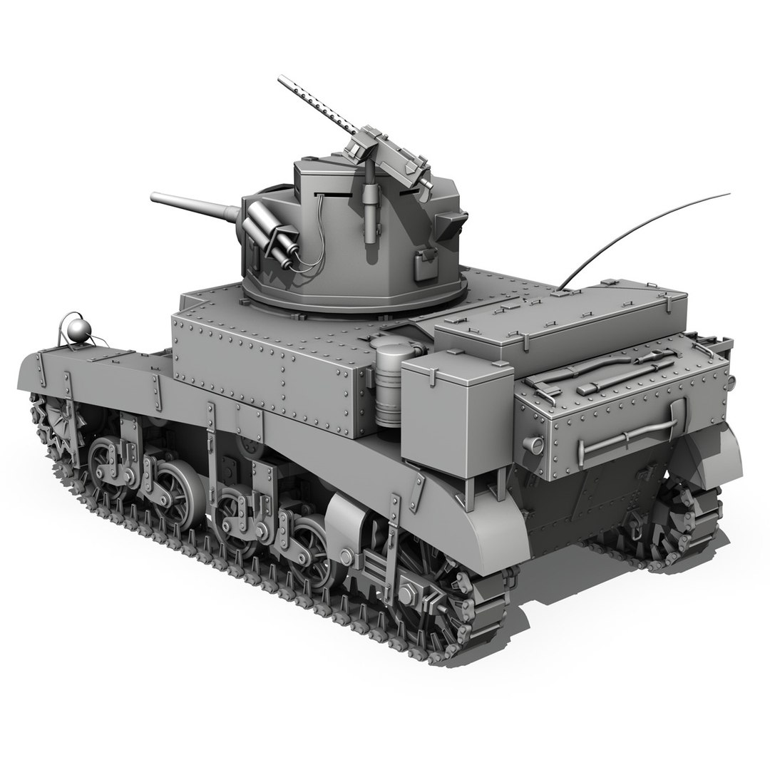 3d British M3 Light Tank