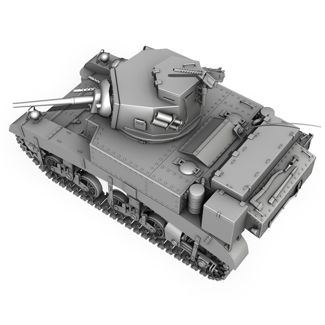 3d British M3 Light Tank