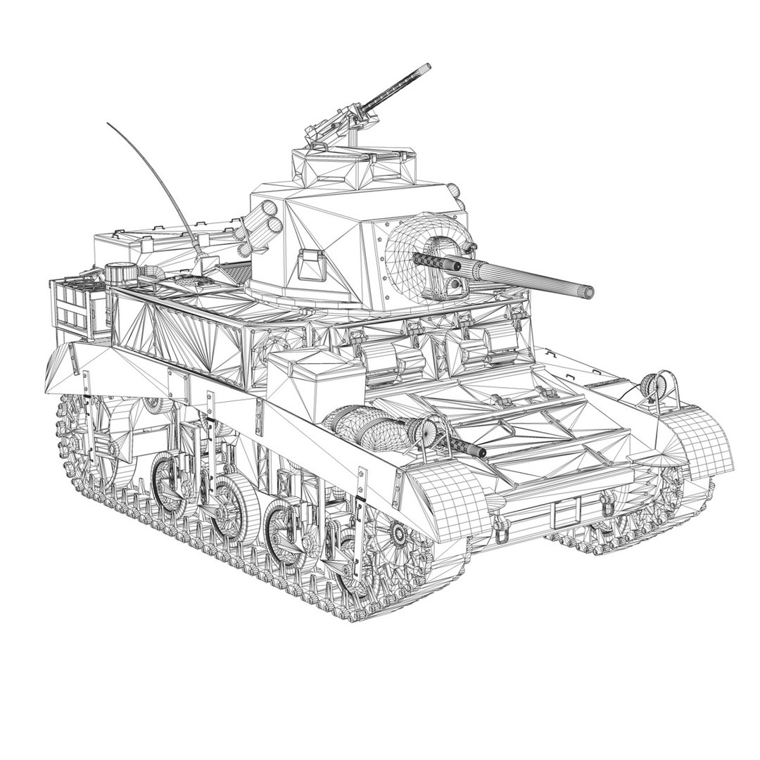 3d British M3 Light Tank